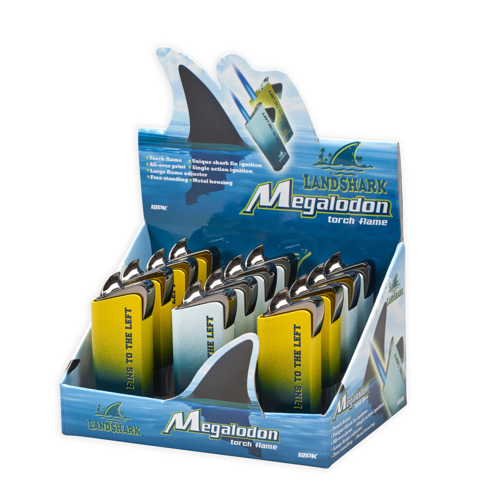 MEGALODON Landshark Lighter – Lotus, Vertigo, Landshark and ...